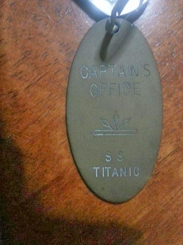 A Sailor's Leather: A Titanic Captain's Office key fob!