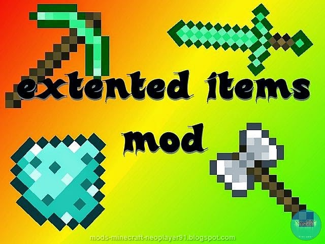 Extended Items Mod para Minecraft 1.7.2 - [Añade nuevos items a ...