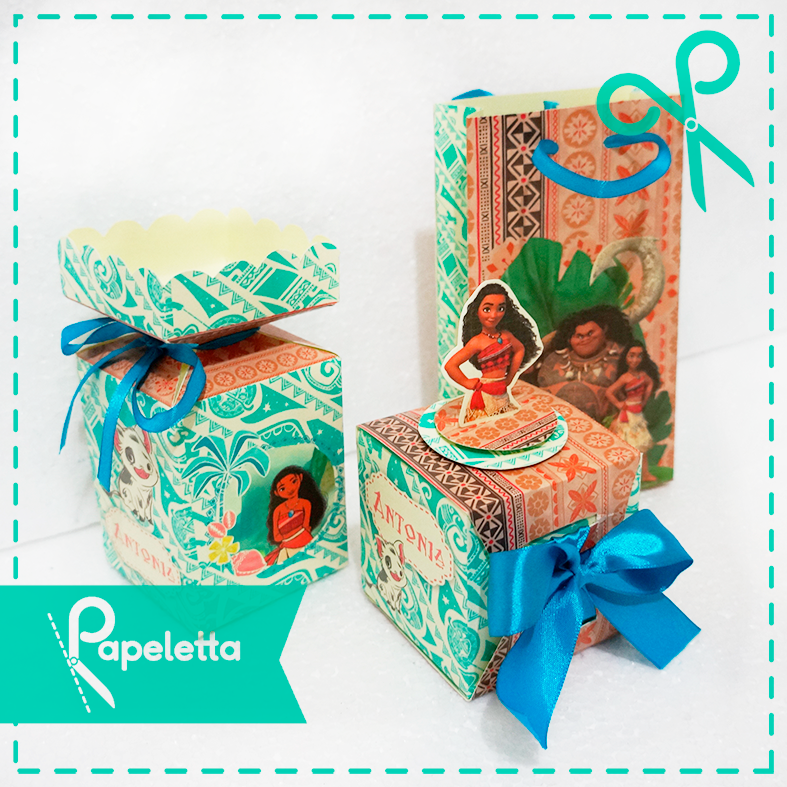 Cajitas Moana | Papeletta - Papelería Creativa