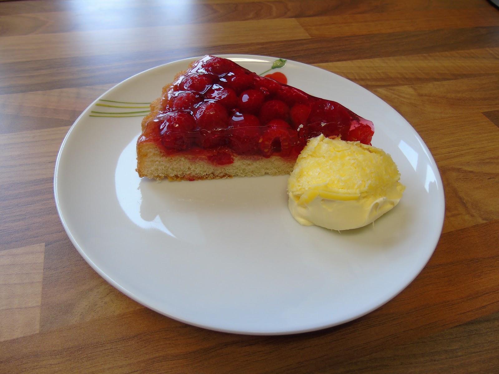 Summer Raspberry Flan