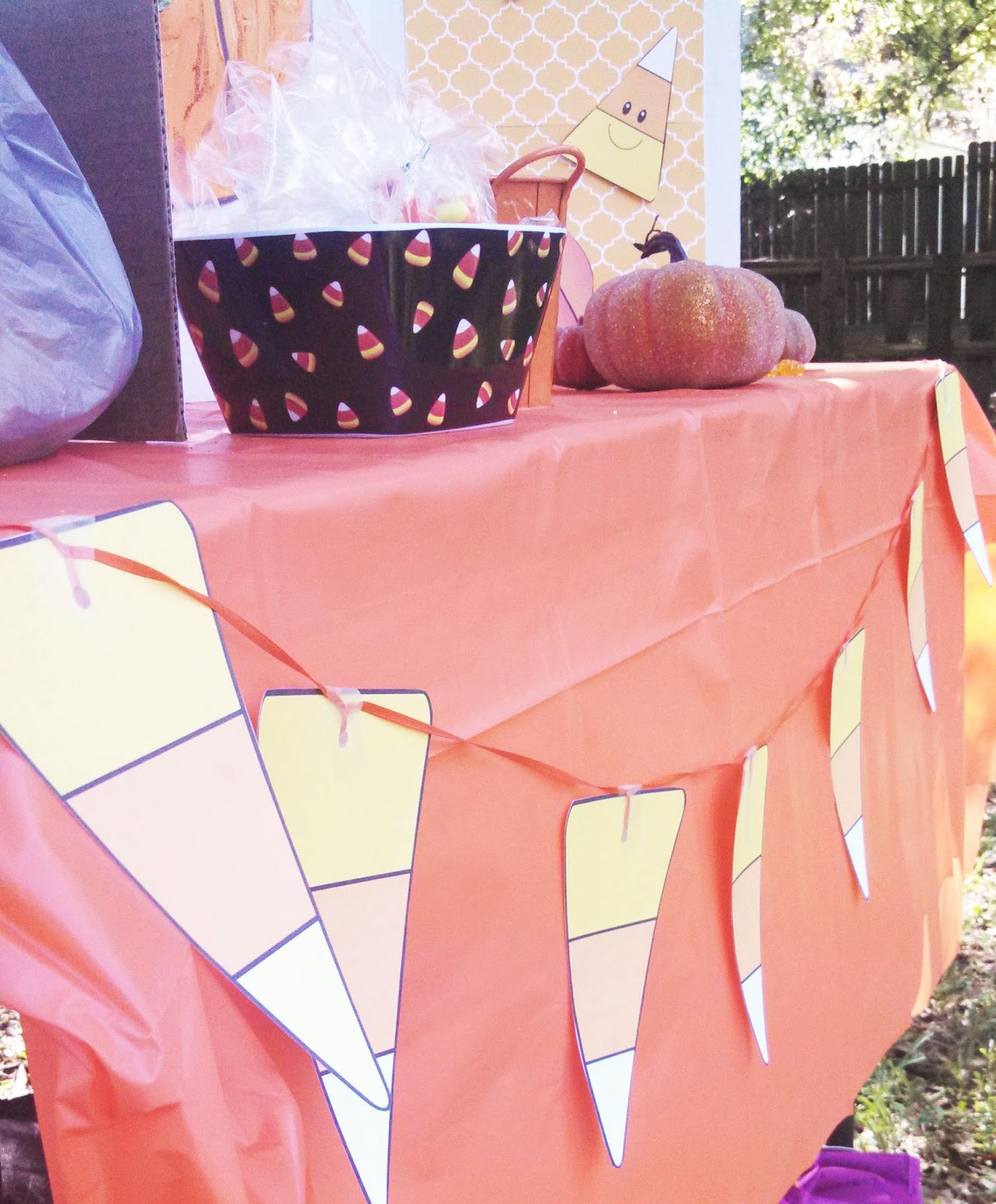 Candy Corn Bunting Freebie - The Candy Class