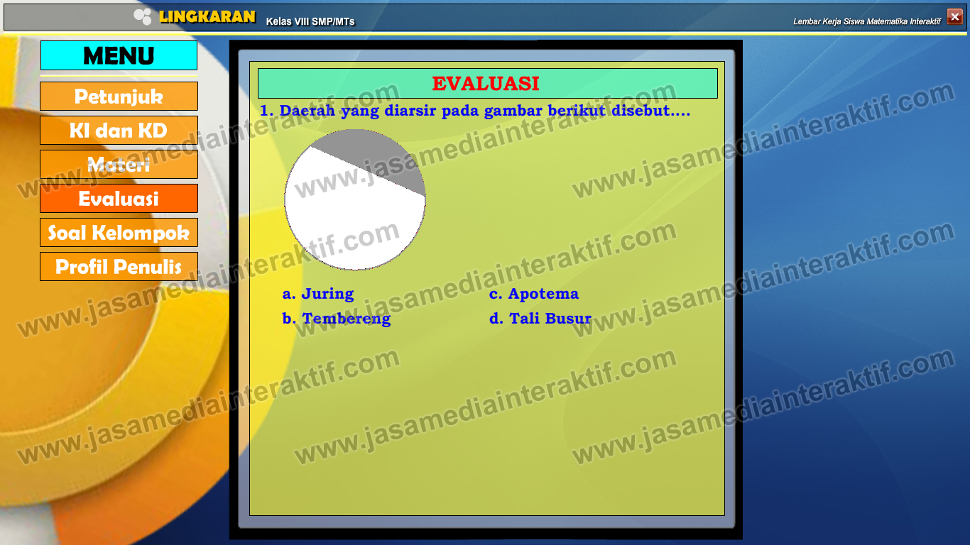 Kuis Interaktif - Lingkaran 13 - Jasa Media Interaktif