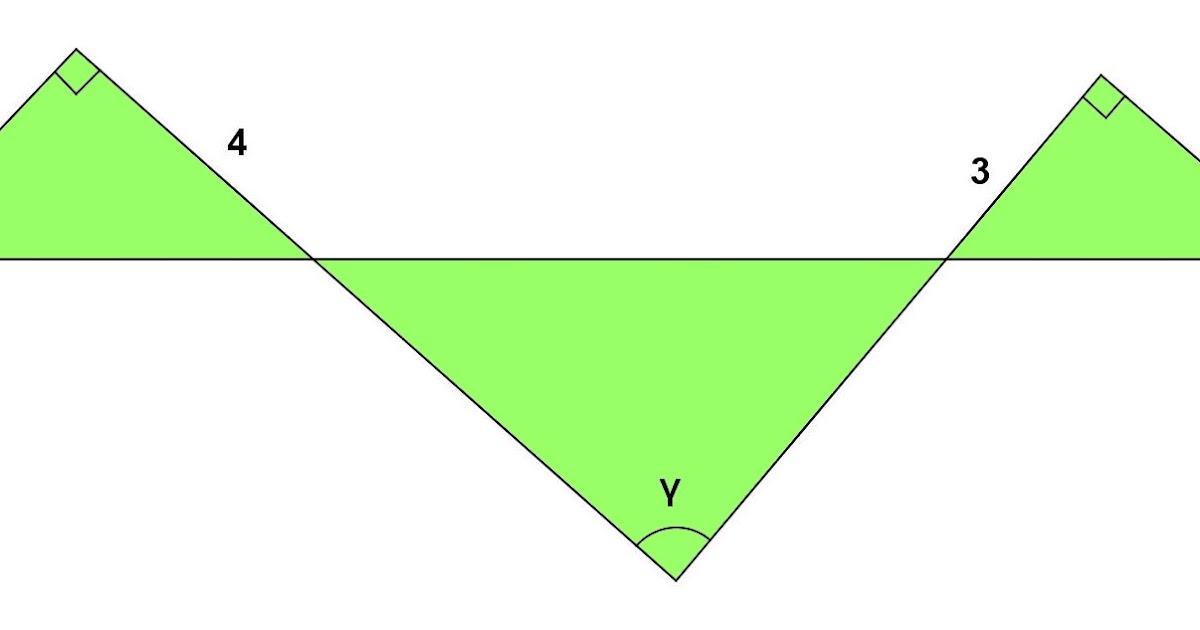 Math Principles: Three Triangles - Three Unknown Angles