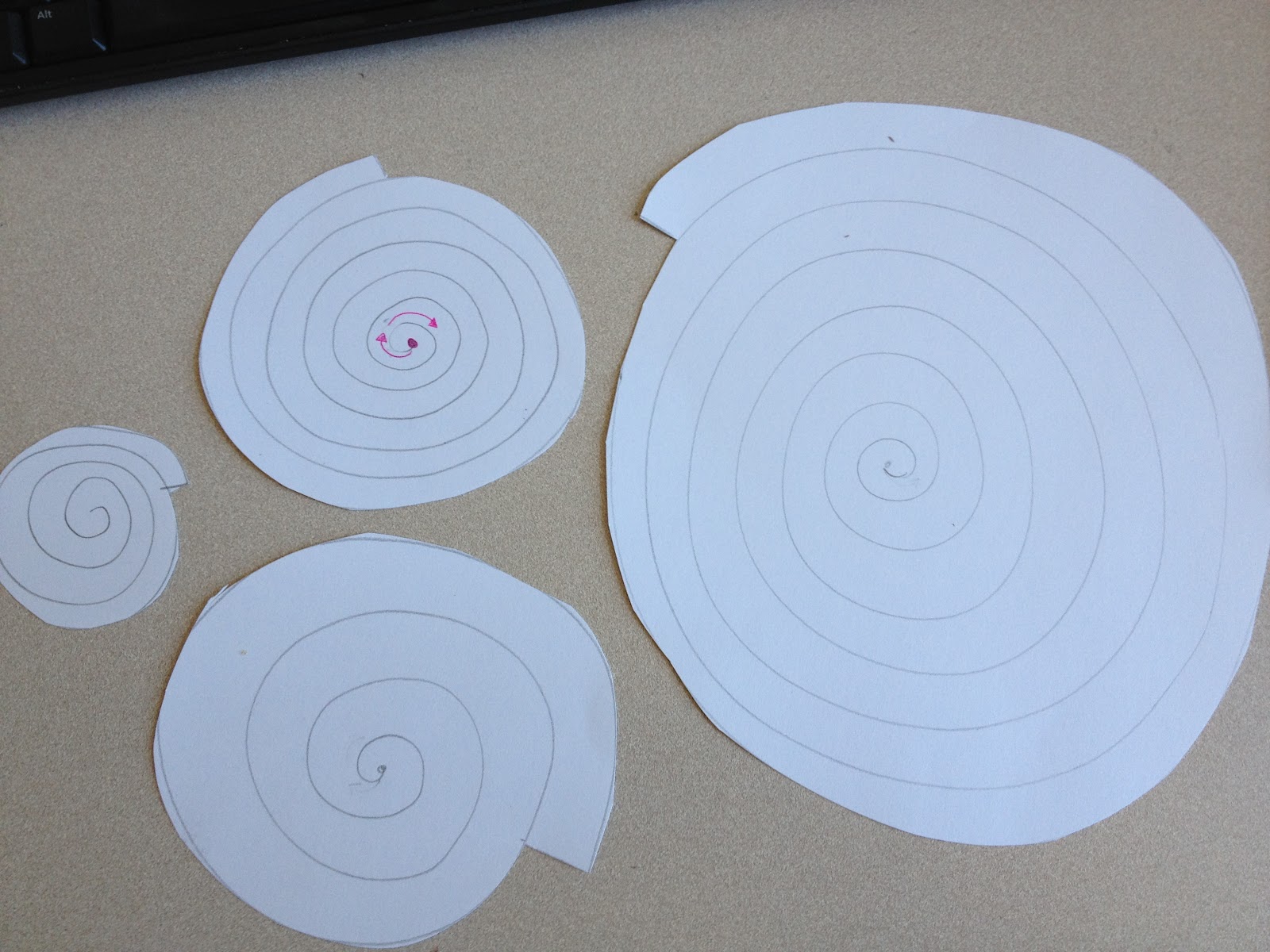 Pancakes & Glue Guns: DIY Swirl Paper Flowers