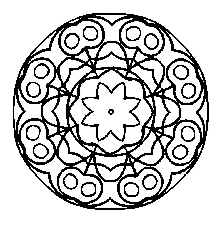 imagini mandala mandalas de colorat ~ Desene Imagini de colorat