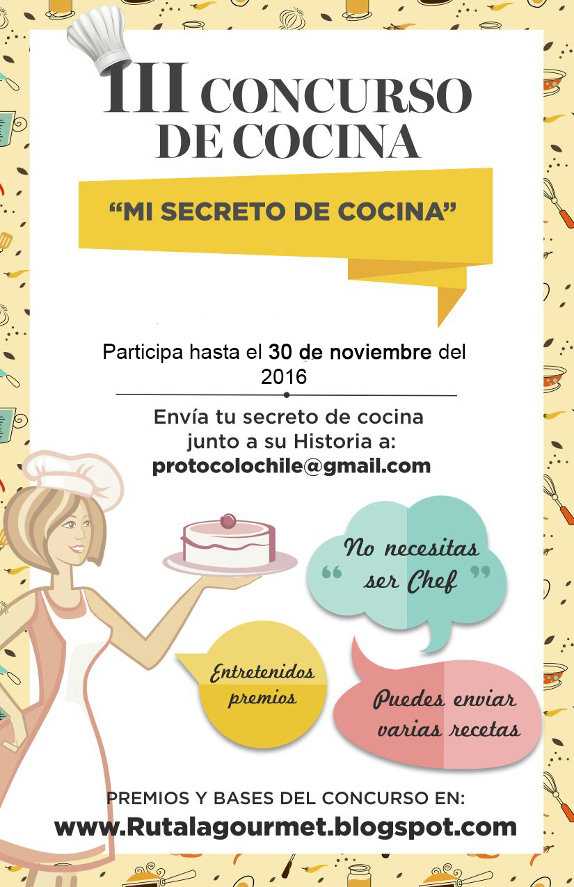 RUTA LA GOURMET: III CONCURSO DE COCINA "MI SECRETO DE COCINA"