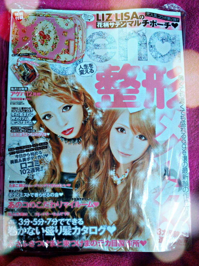 ℴ ℴ ℴ ℴ；: My Review on my 2012 小悪魔ageha magazines with gifts~