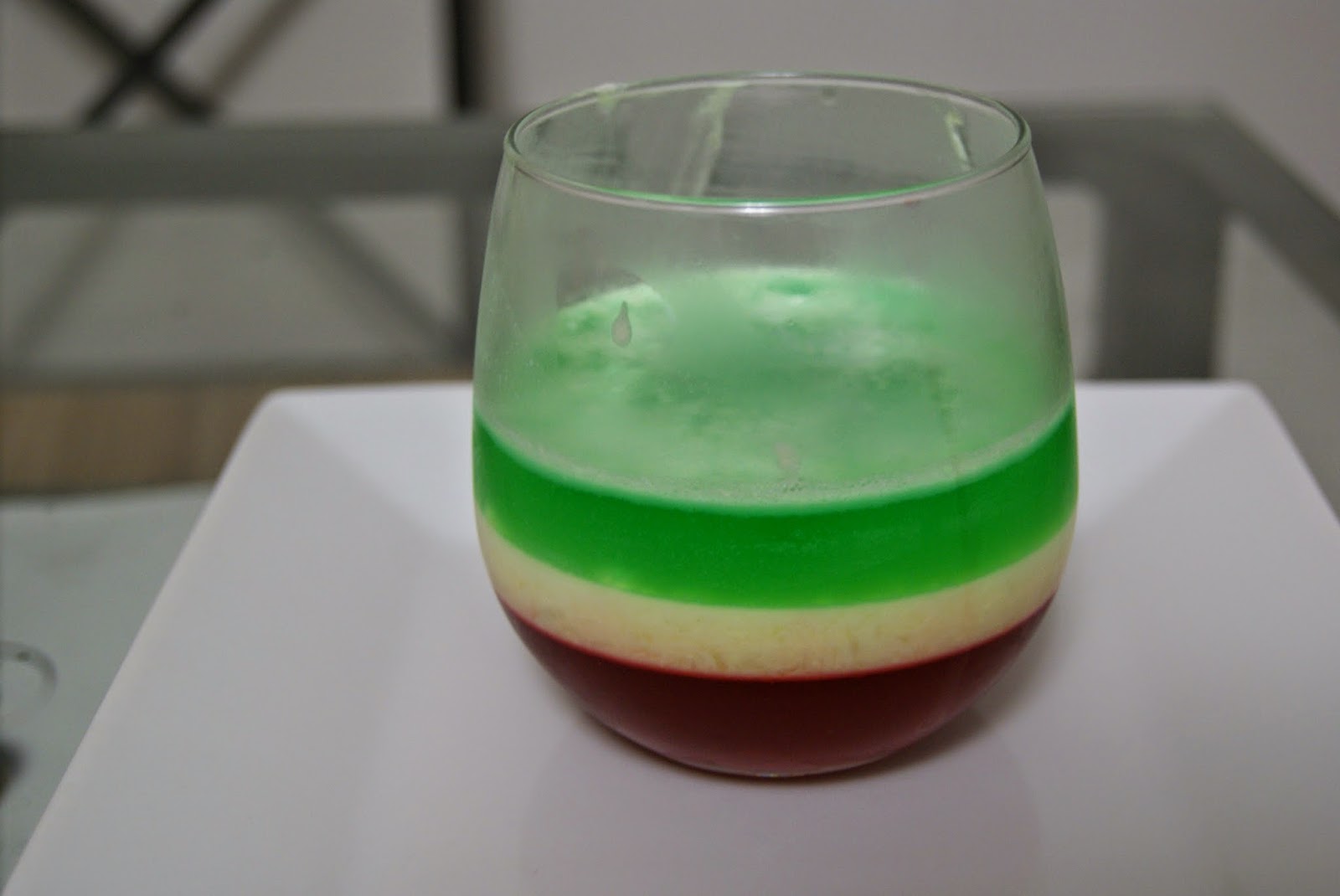 Three Layer Christmas Jello