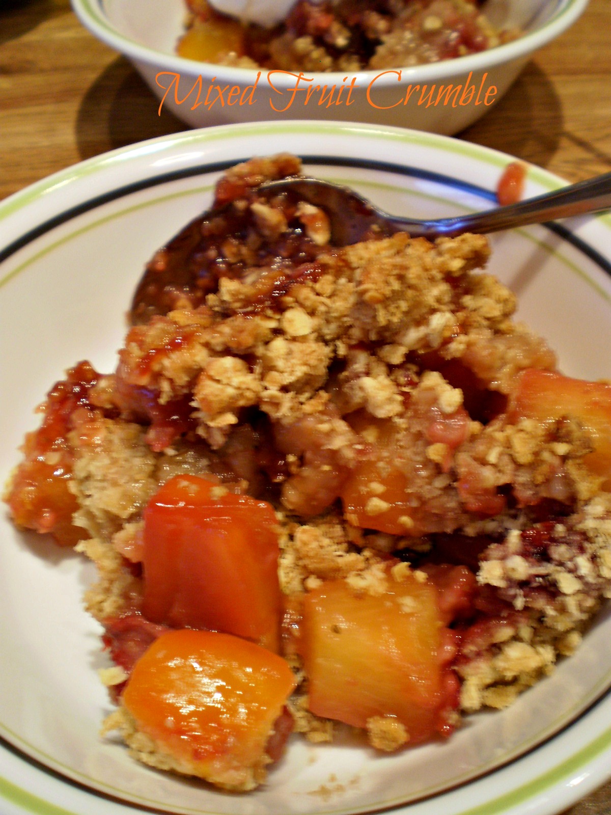 Spatulas On Parade Mixed Fruit Crumble