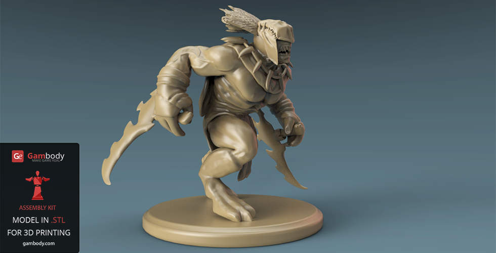 Dota 2 - Bloodseeker Strygwyr 3D Printable Model | Static Figure | 3D ...