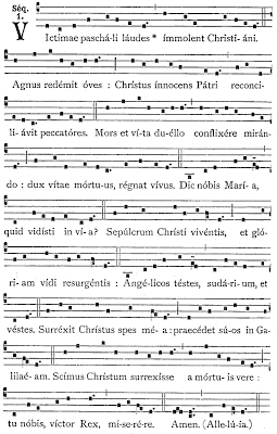 RORATE CÆLI: Easter sequence: sing it all week long