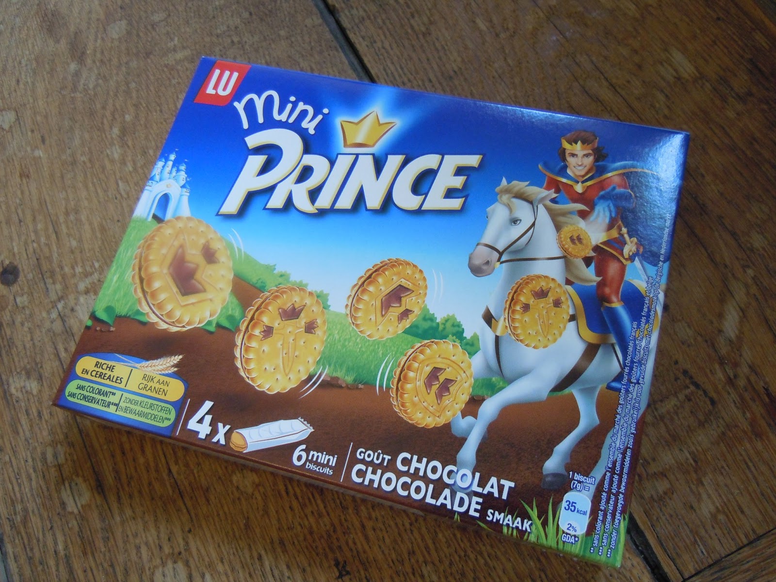 Etat de choc: Sucettes mini Prince de Lu ® au chocolat blanc