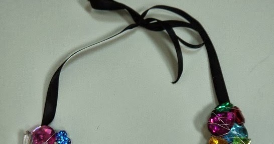 Library Arts: Gem & Wire Statement Necklace