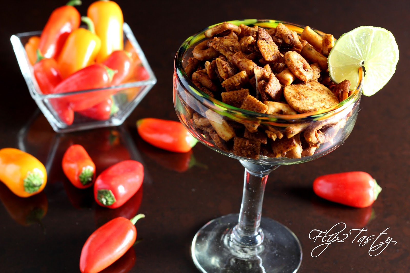 Flipped Chili-lime Snack Mix | Flip2Tasty