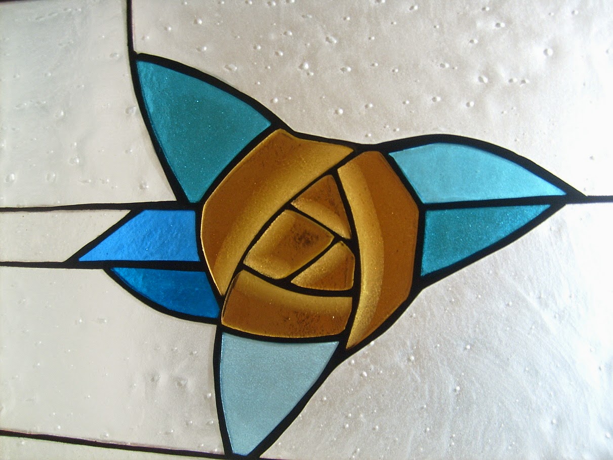 Vitráže Karko - návrhy - výroba - restaurování: Vitráž v obřadní síni