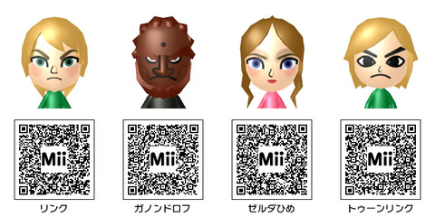 NinjaPixel Blog: QR Codes Mii de personajes famosos
