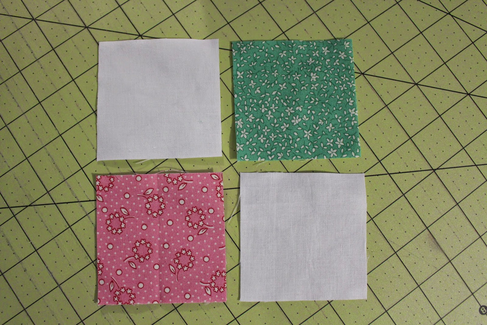 My 1930's Flower Garden Quilt Block - Tutorial