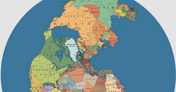 Maximizing Progress: Pangea Politica ~ Modern Borders Mashup Map!