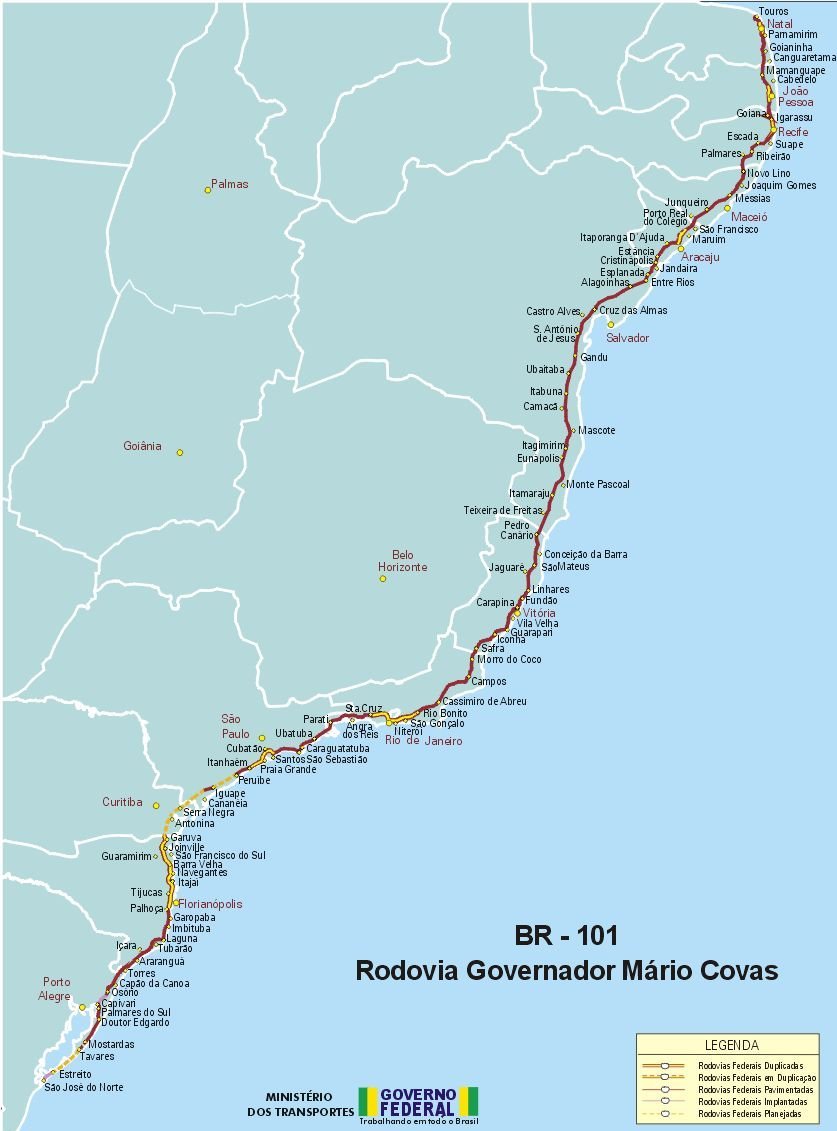 Mapa Do Litoral Brasil - FDPLEARN
