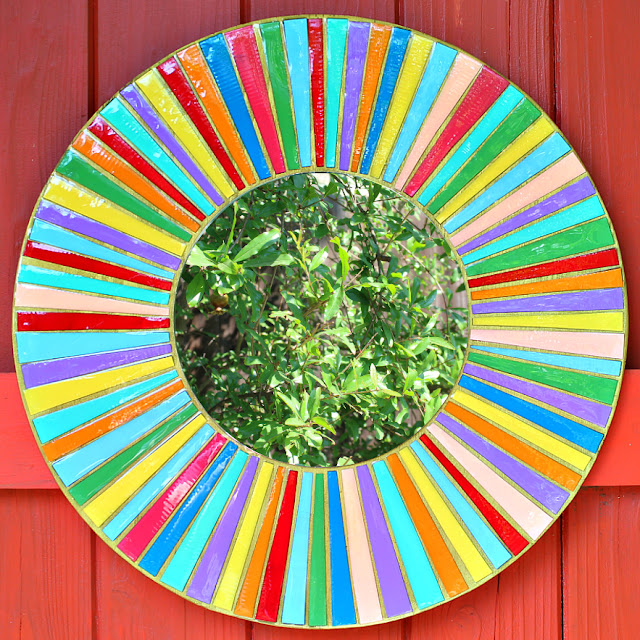 Mark Montano: Cardboard Tile Mosaic Mirror