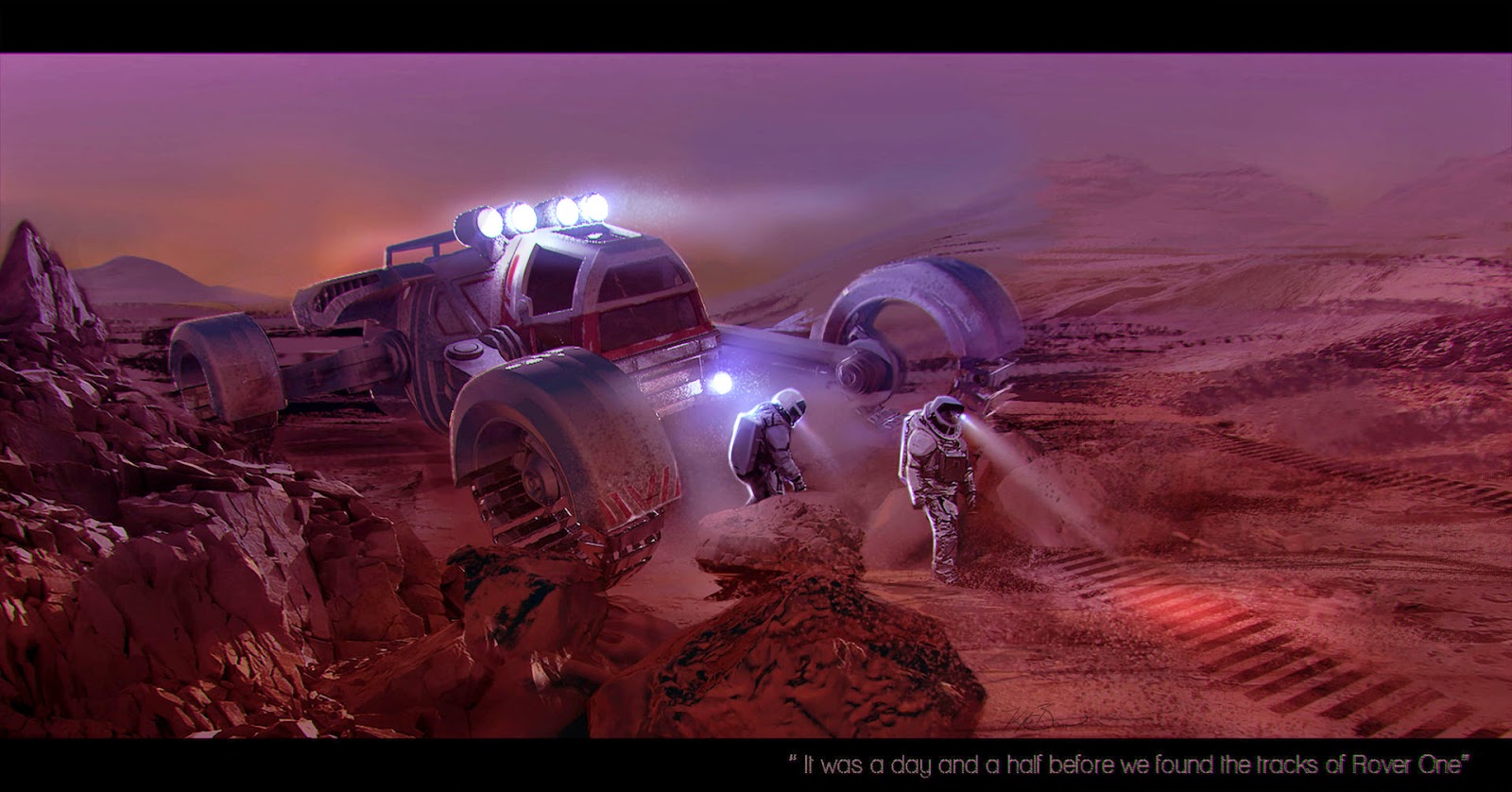 Astronauts exploring Mars by Kyle Brown | human Mars