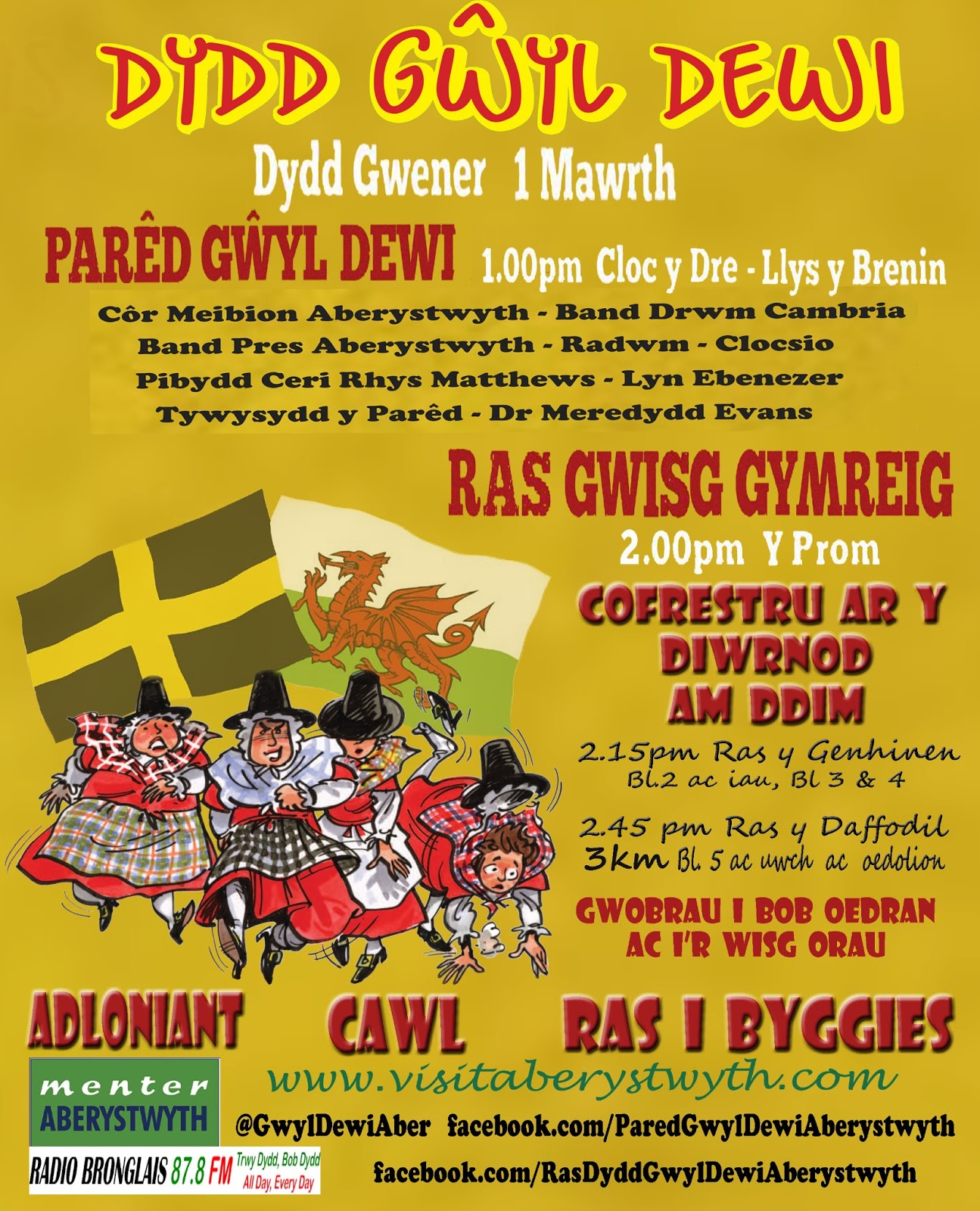 Alun Williams: Dydd Gwyl Dewi yn Aberystwyth