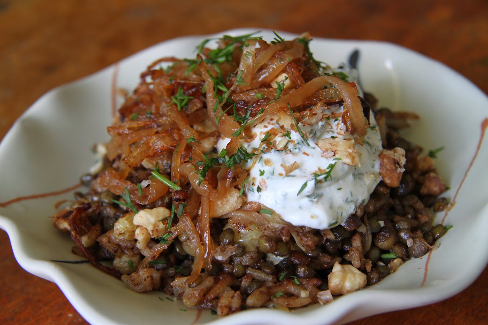 Domestic Sluttery: Sluttishly Vegetarian: Mujaddara