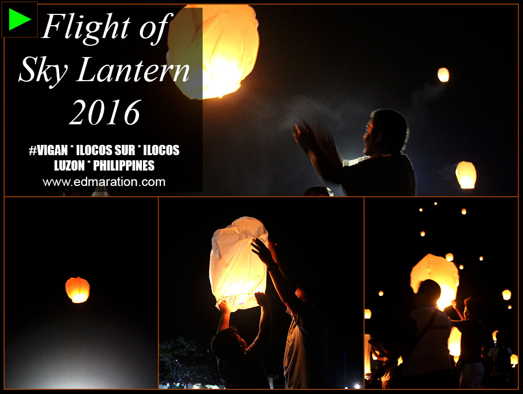🇵🇭 VIGAN • Raniag Flight of Sky Lantern 2016 at Jardin de Caridad ...