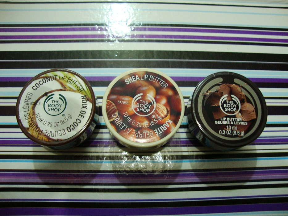 The Body Shop Chocolate & Nut Lip Butter Trio Gift Set