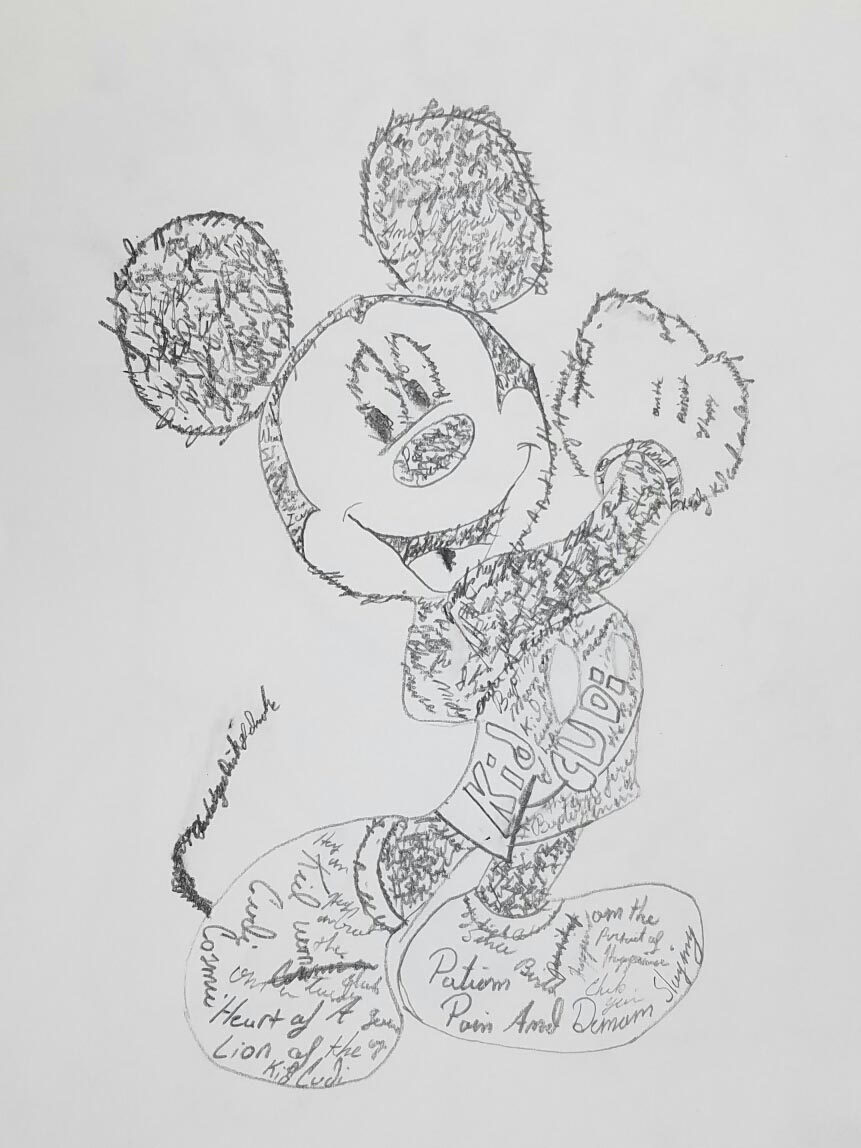 Jerdee's Art Classes: Drawing A | Text Drawings