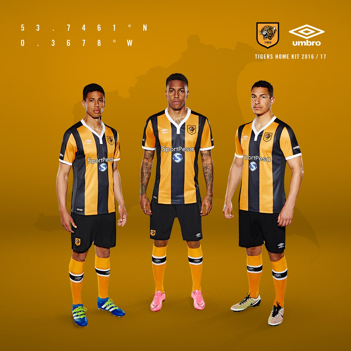 Hull City 16-17 Premier League Home Kit Released + Record SportPesa ...