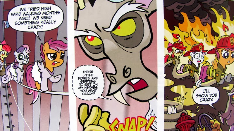 Louder Yay: Comic review: MLP Friends Forever #2: CMC & Discord