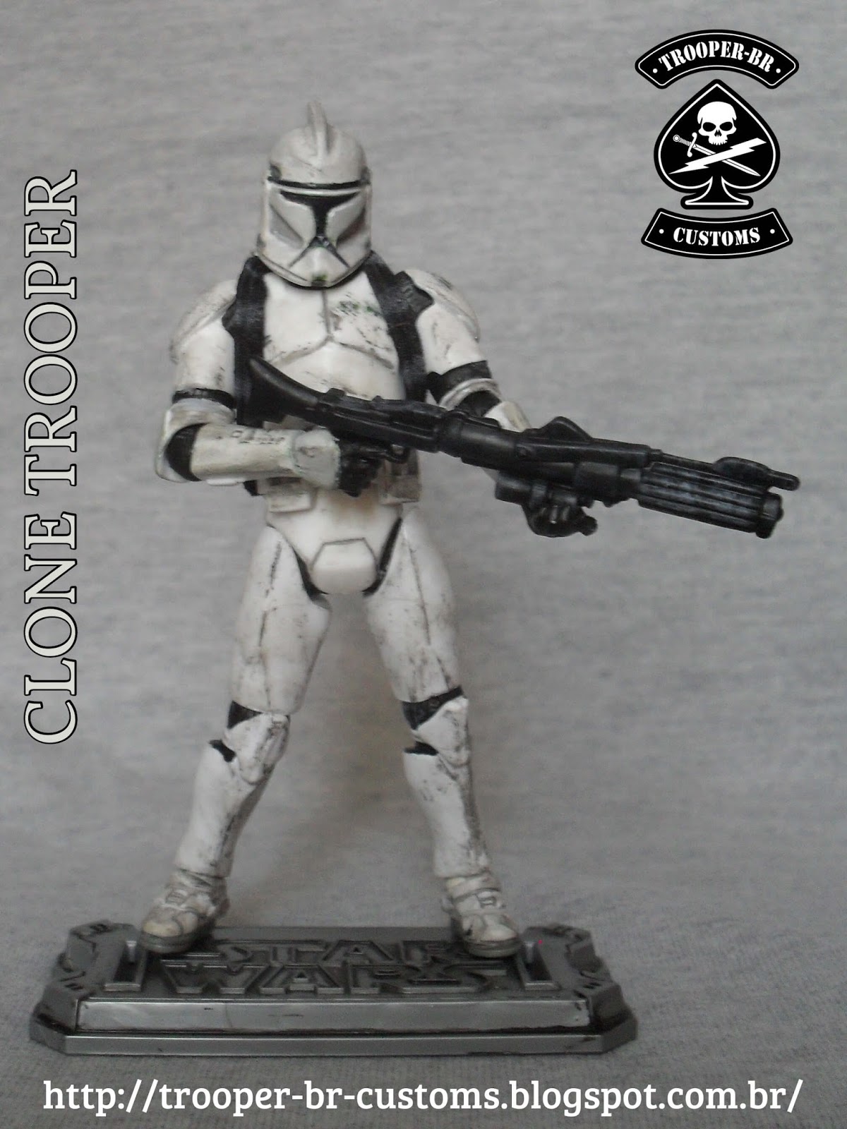 Gi joe Custom Action Figures: Clone Trooper - Star Wars