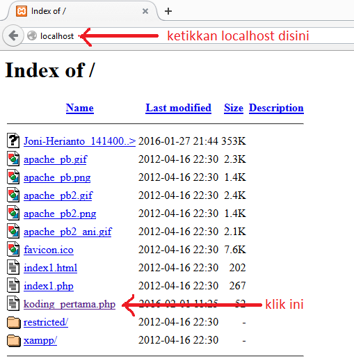 Dasar Dasar PHP – Koding Pertama PHP Untuk Pemula ~ JONCODE