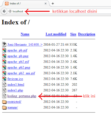 Dasar Dasar PHP – Koding Pertama PHP Untuk Pemula ~ JONCODE