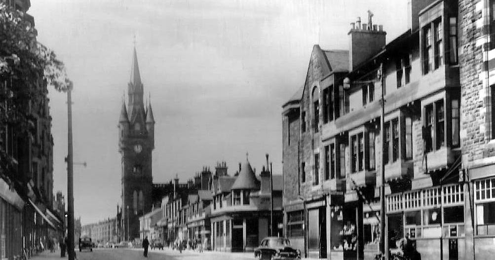 Tour Scotland: Old Photograph Canal Street Renfrew Scotland