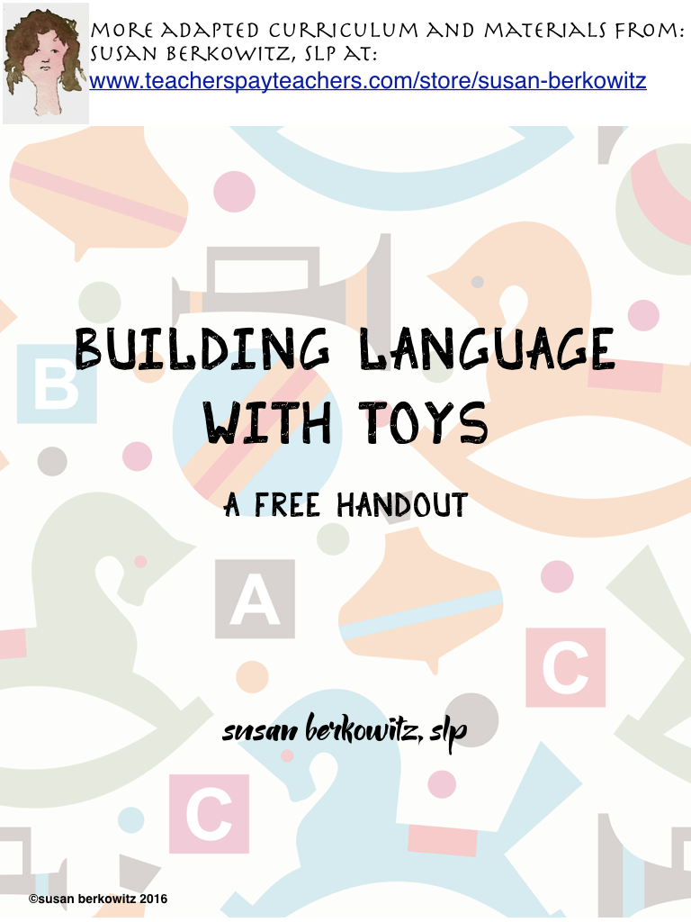 Giving the Gift of Language: Using Play to Build Skills - Classroom ...