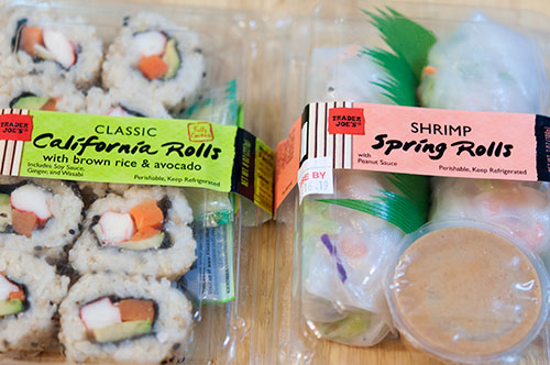 Things wot I Made Then Ate: Spring rolls, California rolls