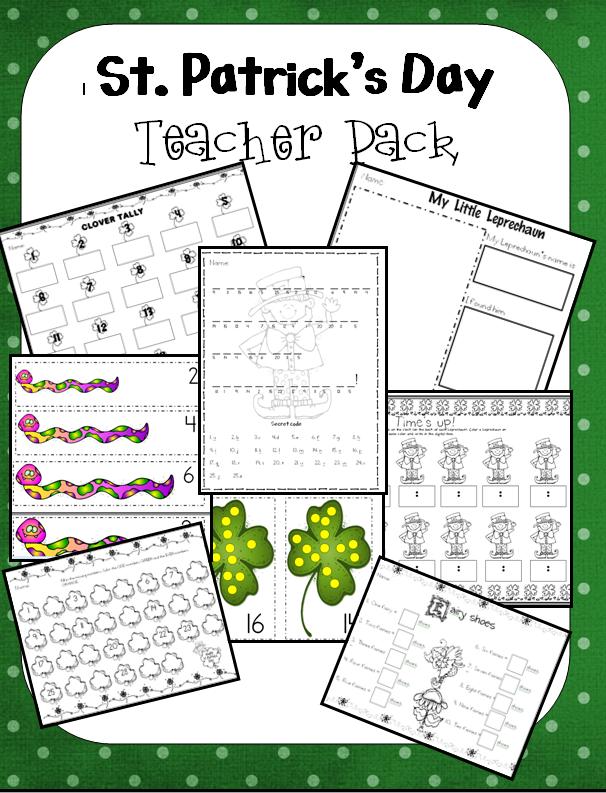 musings of me: St. Patricks Day Teachers Pack
