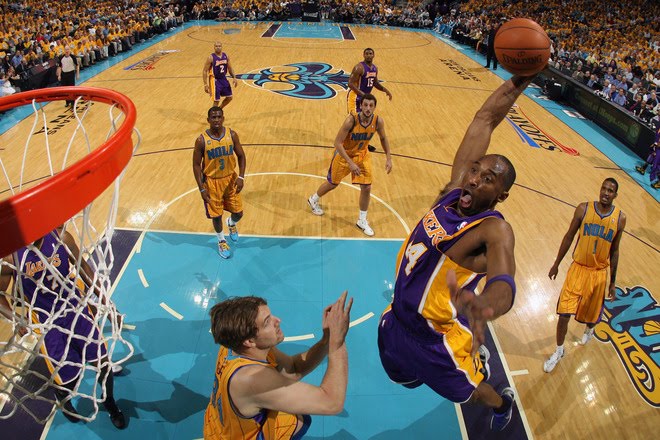 You Got Dunked On: 2011 NBA Playoffs: Kobe Bryant One-Handed Dunk vs ...