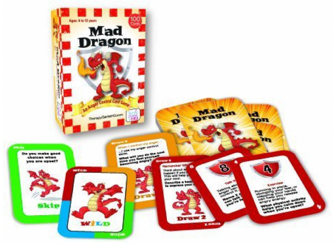 The Playful Otter: Mad Dragon Anger Control Card Game