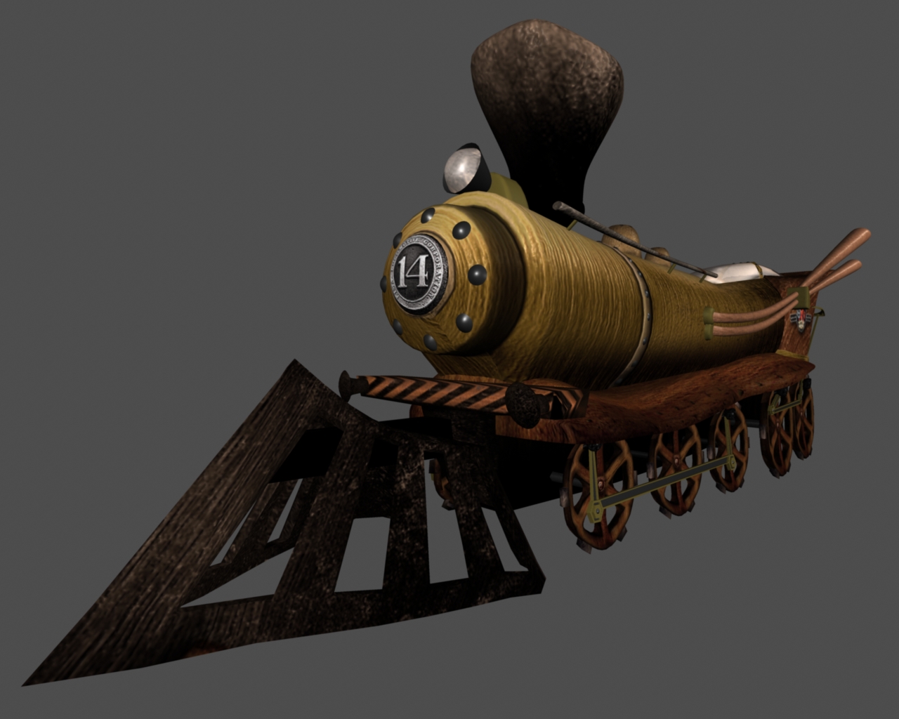 Bachelor of Creative Technologies: Steam Train Concept in 3 LOD's