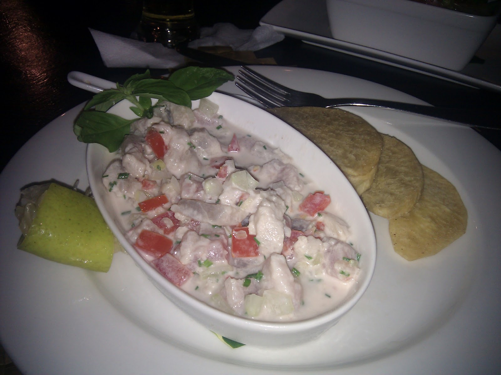 Food: Oka, Kokoda, Ceviche