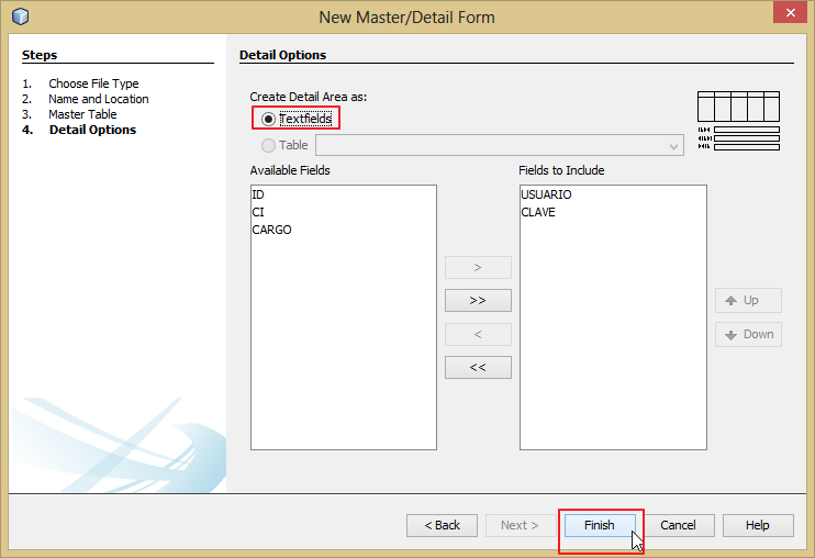 Mis Apuntes Universitarios: Tutorial RAD en Java NetBeans