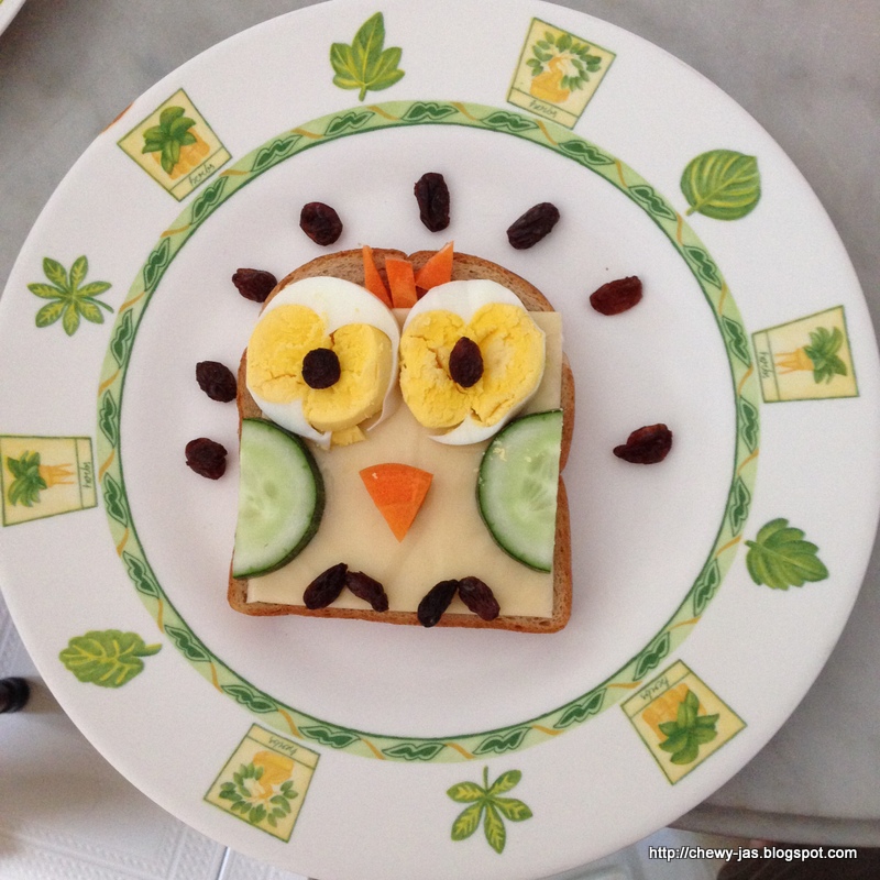 ChewyJas - Singapore Lifestyle Blogger : Food Art - How to make an Owl ...