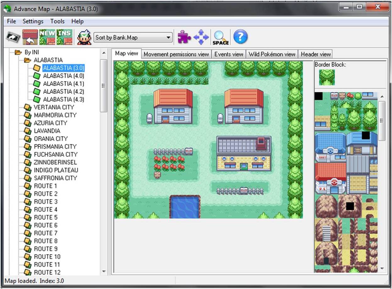 ||21"åReå||: Advance Map - Pokemon Map GBA Editor