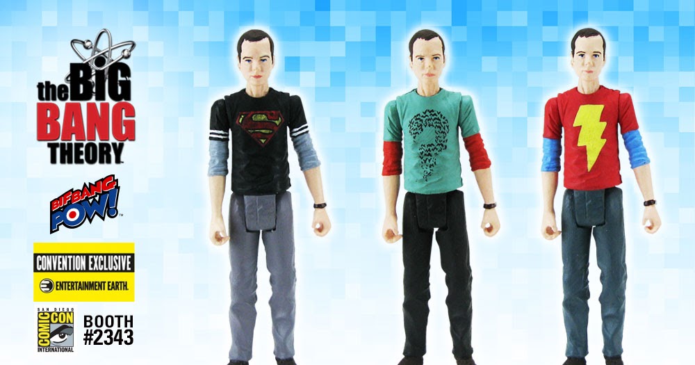 Sneak Peek: Three New Sheldon Action Figures - Convention Exclusives!