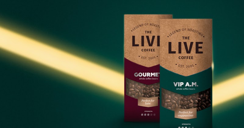 The Live Coffee on Packaging of the World - Creative Package Design Gallery