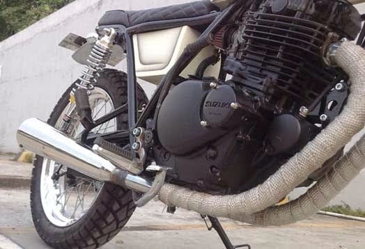 Modifikasi Motor Suzuki Thunder 250 Street Tracker Grovy V - Modifikasi ...
