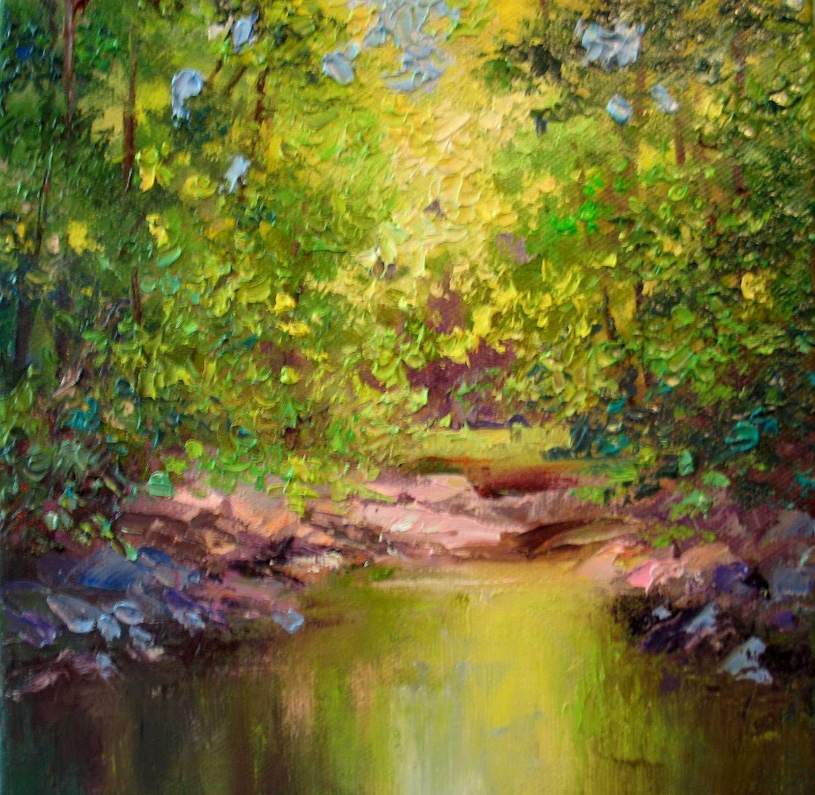 Nel's Everyday Painting: Sun Dappled - SOLD